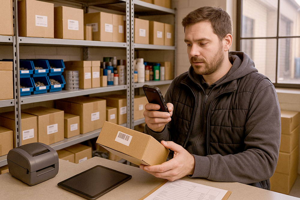 Mobile Lager- & Inventur-App | Barcode-Scanning mit ETRON onRetail